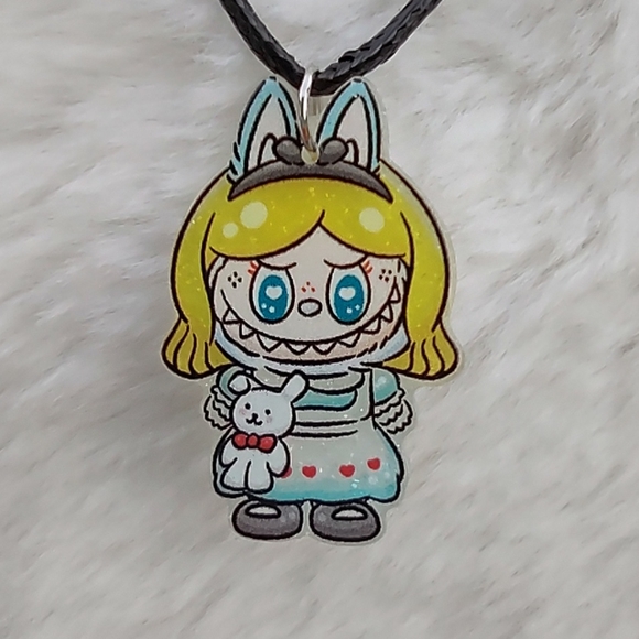 Hot Topic | Jewelry | 2 Handmade Labubu X Alice In Wonderland Charm ...